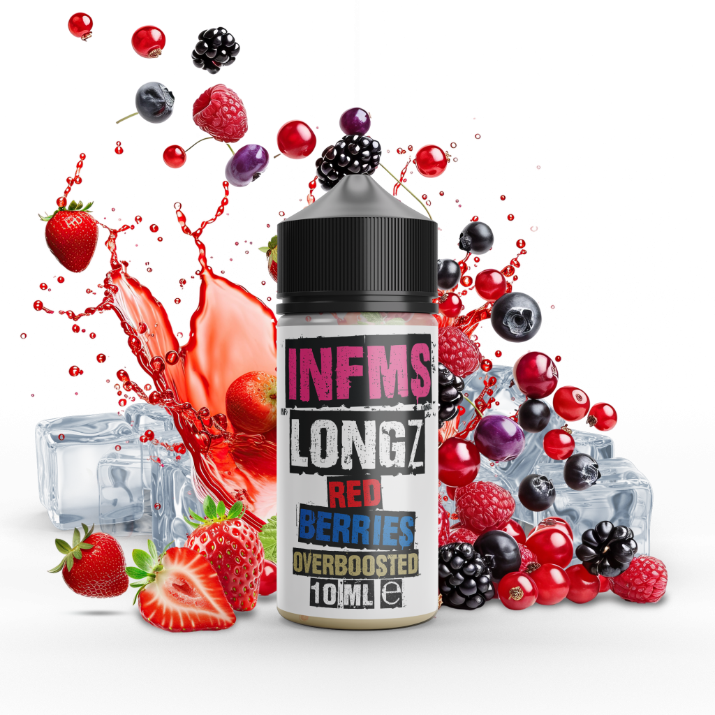 Shake&Vape INFAMOUS Longz Red Berries 10/100ml - Vape Shop